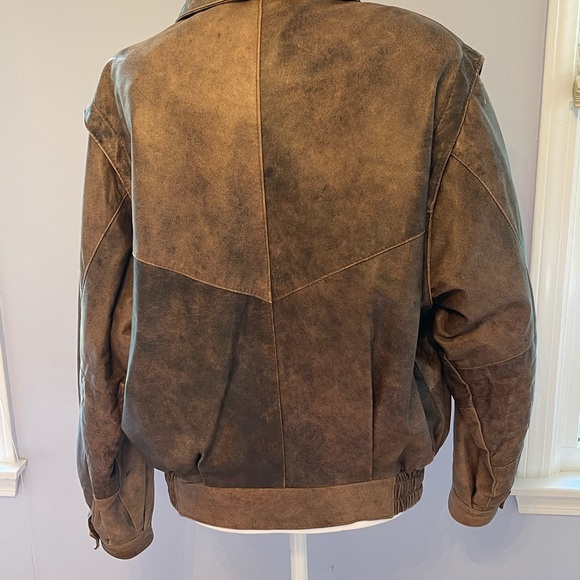 Vera Pelle | Jackets & Coats | Vera Pelle Italian Leather Bomber ...